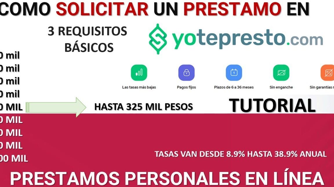 Conoce los requisitos para obtener un préstamo con Yo Te Presto