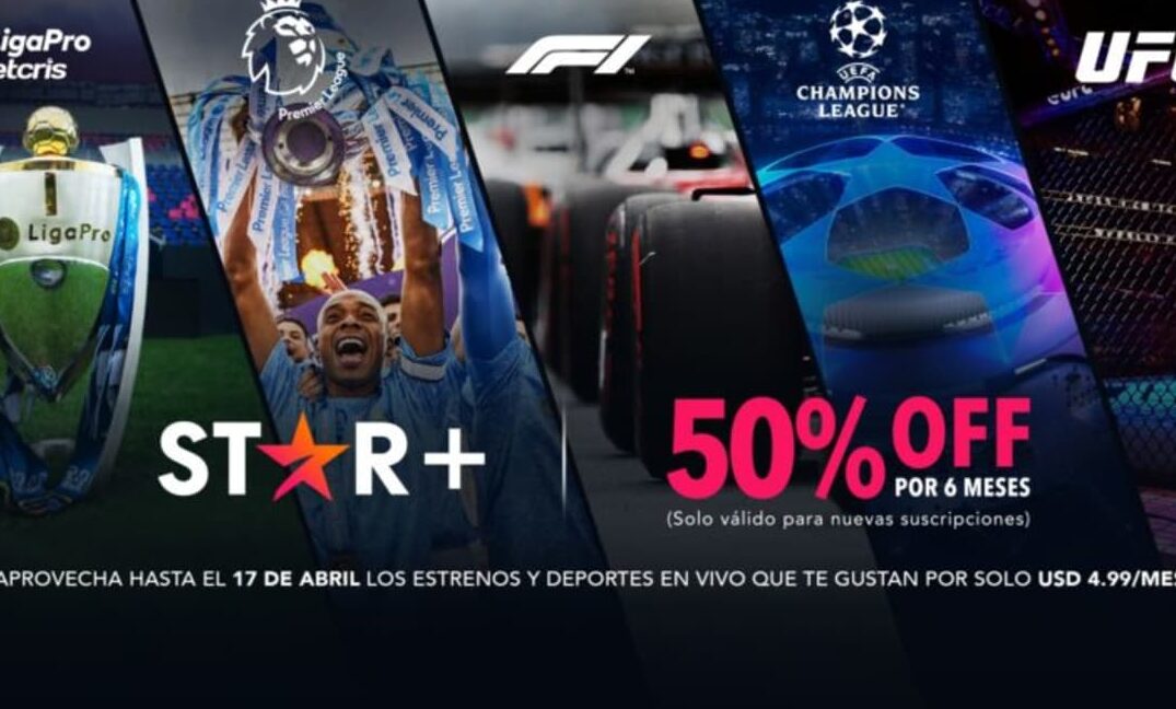 ¡Disfruta de Star Plus al mejor precio!