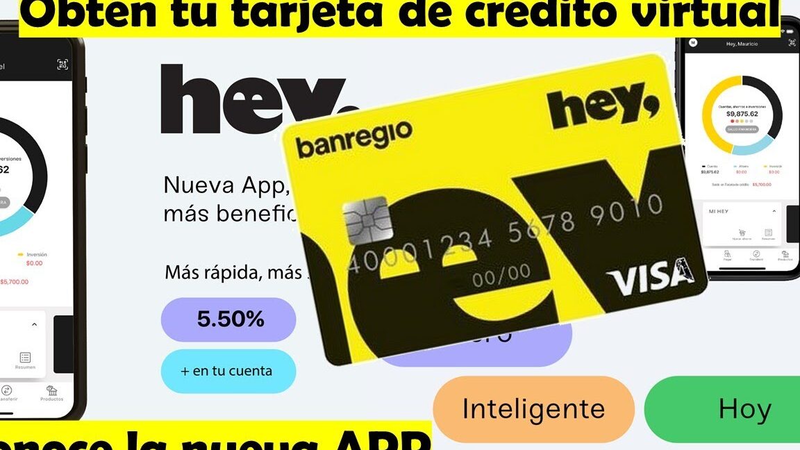 Obtén tu tarjeta de débito Hey Banco ¡sin costo!